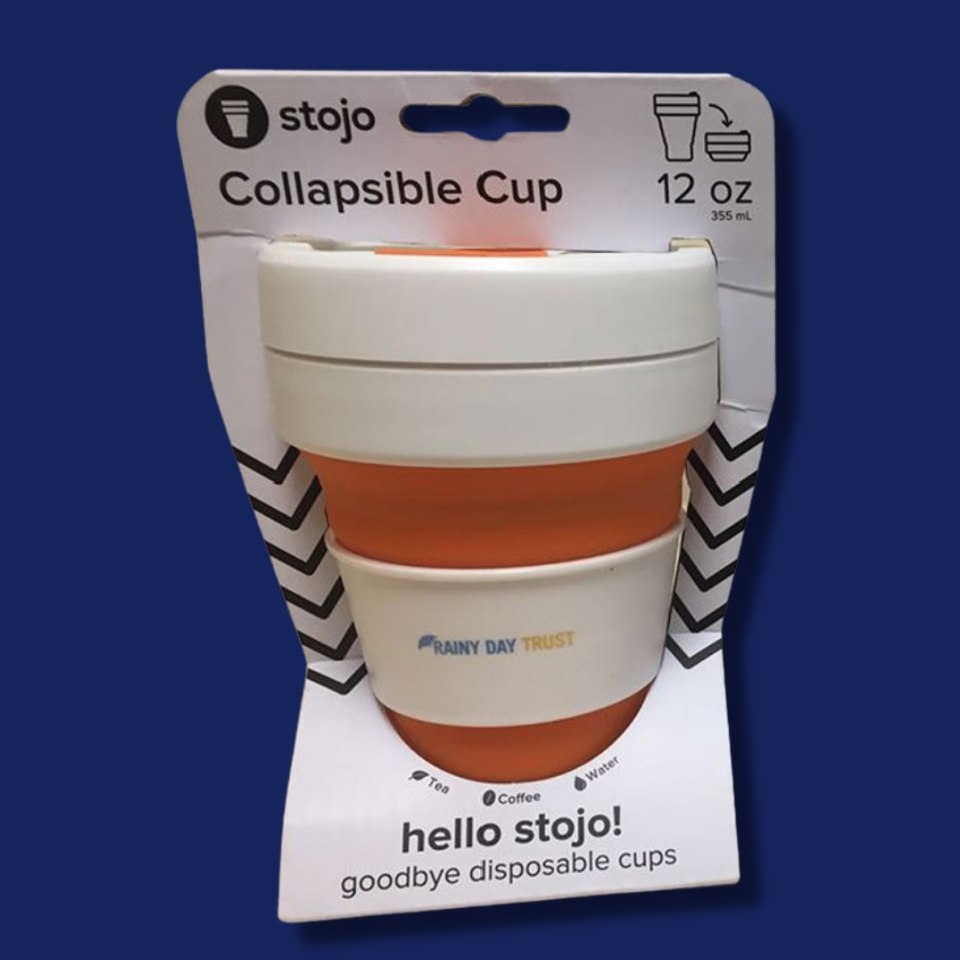 Stojo Collapsible Coffee Mugs - Rainy Day Trust